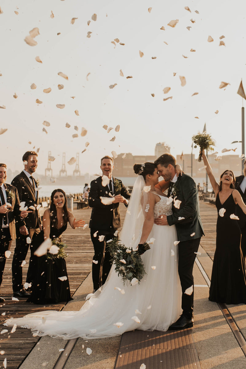 Real Rose Petal Cannons – Belle & Beau Confetti Co.